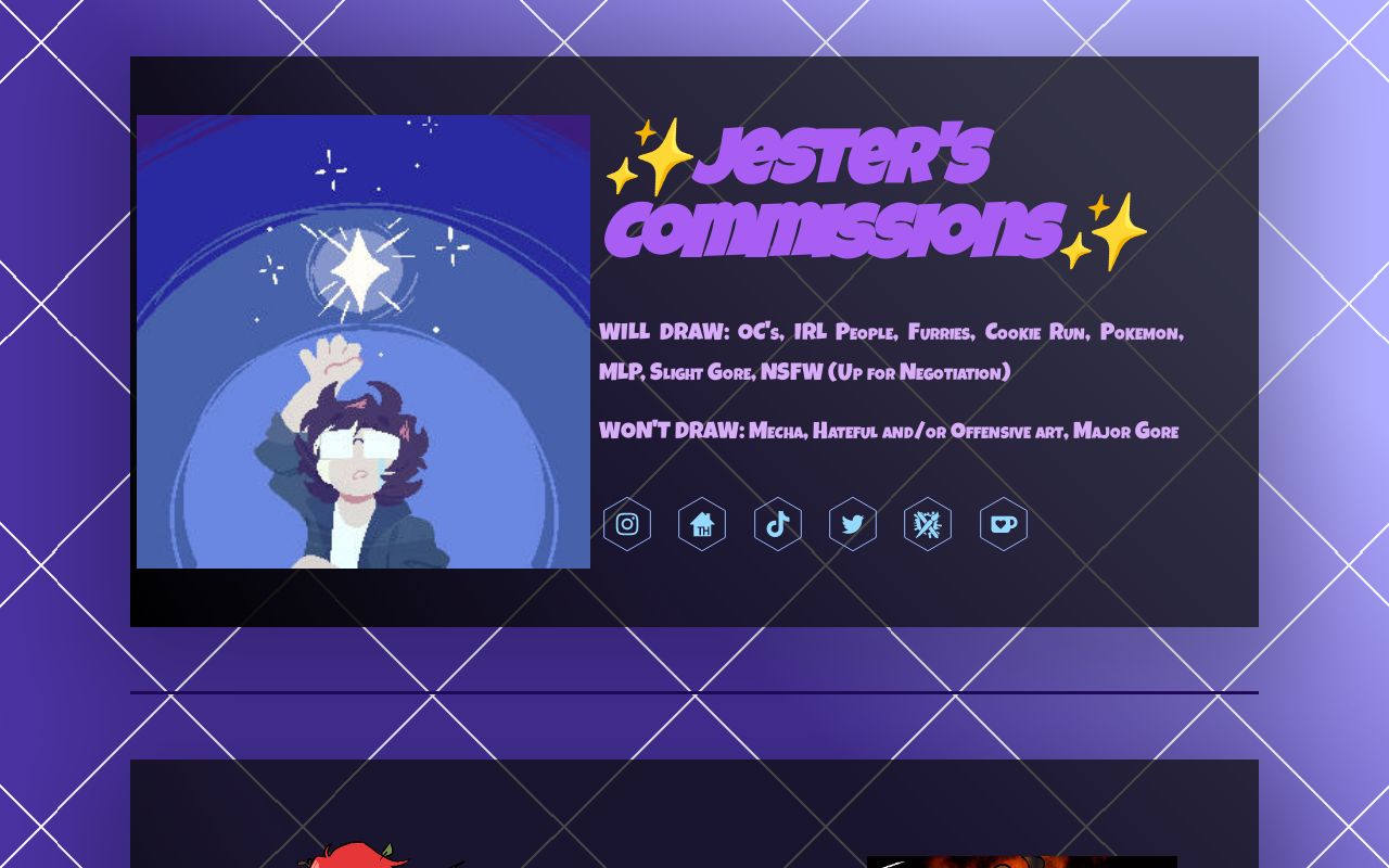 Jester's Commissions